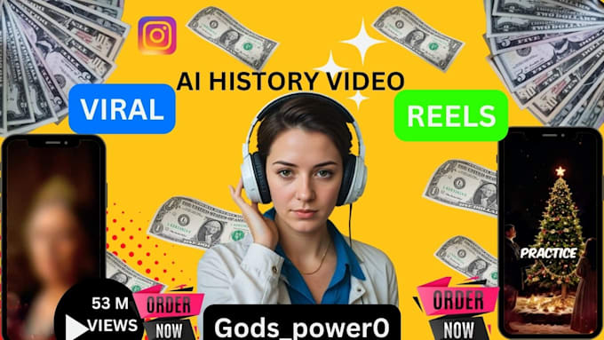 Create viral captivating ai history video, ai shorts for youtube, tik tok reels by Gods ...