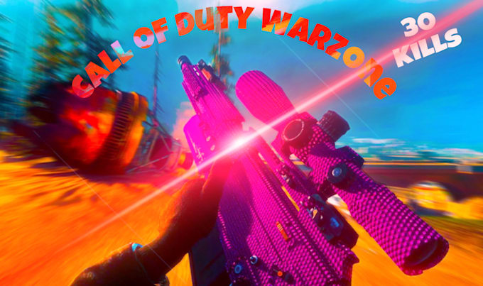 This is a custom cod warzone thumbnail by Born_2kill | Fiverr