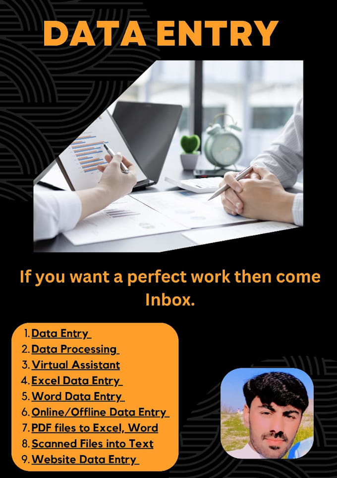 Do data entry, excel, word, pdf by Adnan_00786 | Fiverr