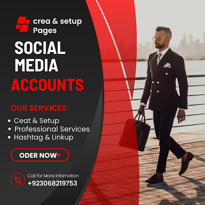 Create, set up, and optimize all social media accounts professionally ...