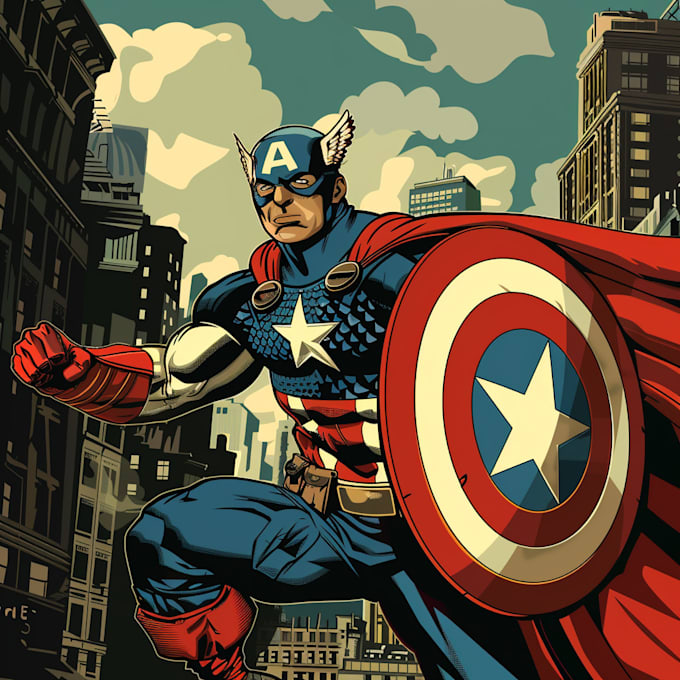 Draw superhero comic artwork and book by Gloomvan | Fiverr