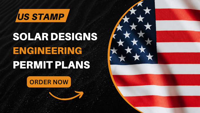Us licensed stamp provide solar permit design with engineering stamp by Renid_jue | Fiverr