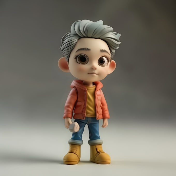 Make 3d toy, figurine, 3d action figure, 3d model, 3d doll stl for 3d printing by Elizam_artist ...