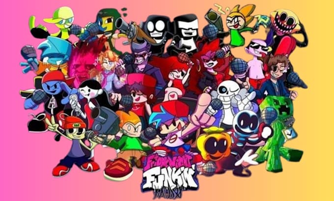 Design fnf sprite sheet, fnf logo, fnf background, fnf mod, fnf ...