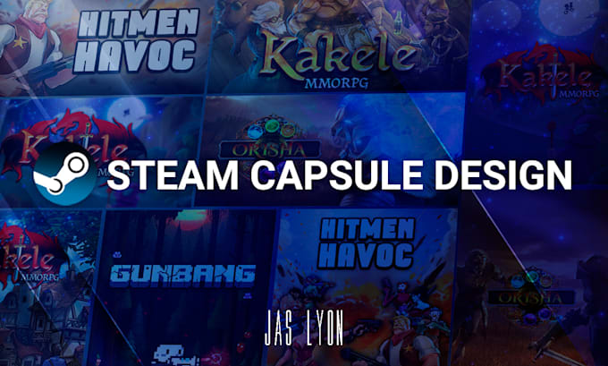 Create your custom steam capsule for your page or game by Jas_lyon | Fiverr