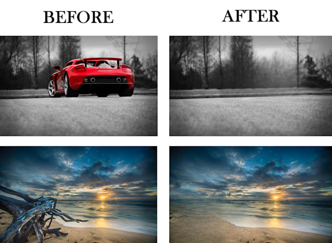 Remove people,remove object from photo in photoshop by Seonl59 | Fiverr