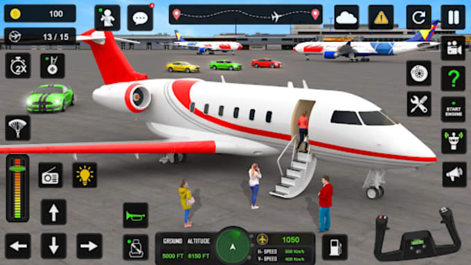 Develop kids and adult simulation game, flight simulation game,2d, 3d ...