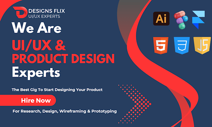 Do figma ui ux design, figma website design, figma app design, wireframe design by Designs_flix ...