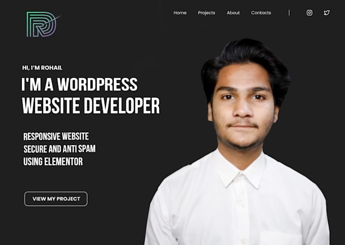 Build unique and stunning wordpress website with elementor by Talhacreator | Fiverr
