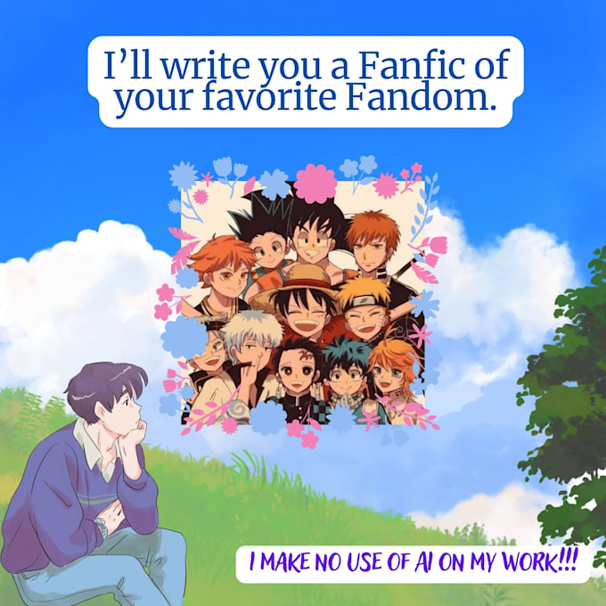 Write a fanfic of your favorite fandom nsfw and sfw by Shiro_ame | Fiverr