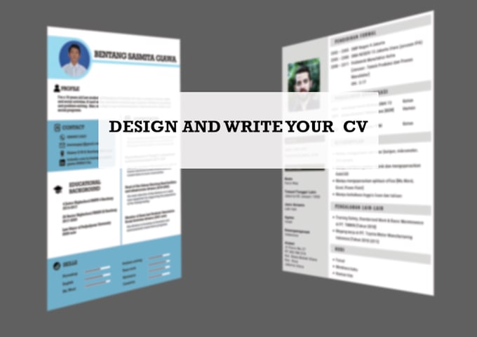 Design or write your cv professionally by Bentangsasmita | Fiverr