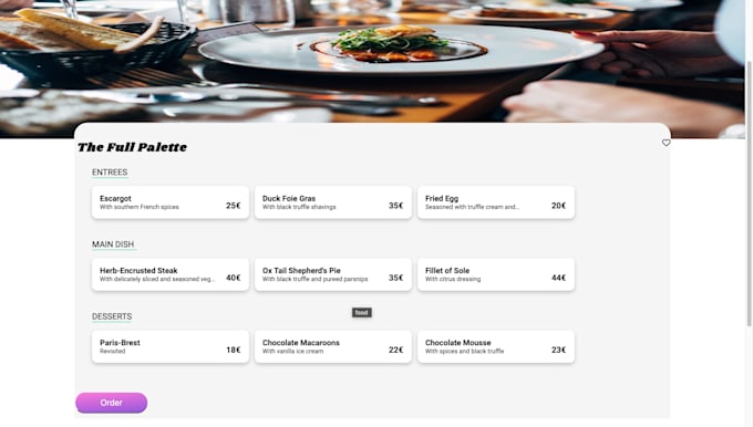 Develop a front end website using html css and javascript by Kesgermany | Fiverr