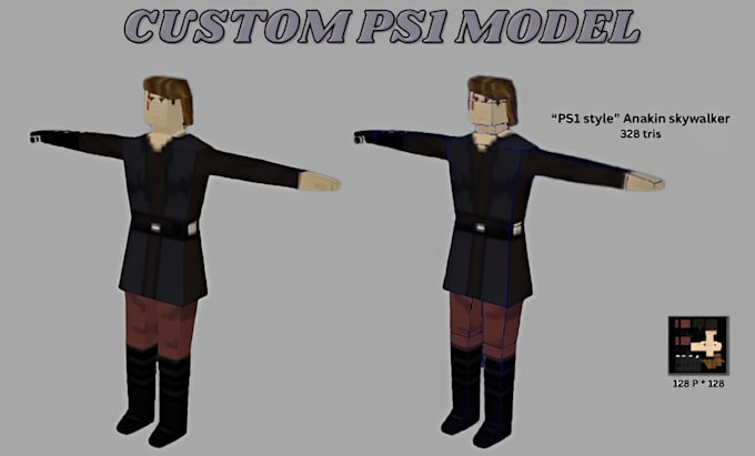 Do ps1 and n64 props 3d character retro map illustration horror game 3d ...