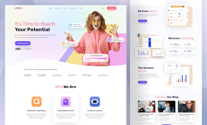 Progettare una landing page e ui ux di un sito web in figma