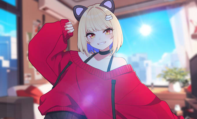 Draw your pfp,fanart,oc,furry in anime style by Wobble_toons | Fiverr