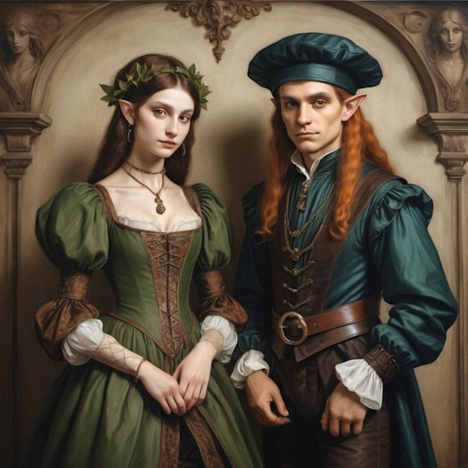 Do professional renaissance classical oil painting portrait and ...