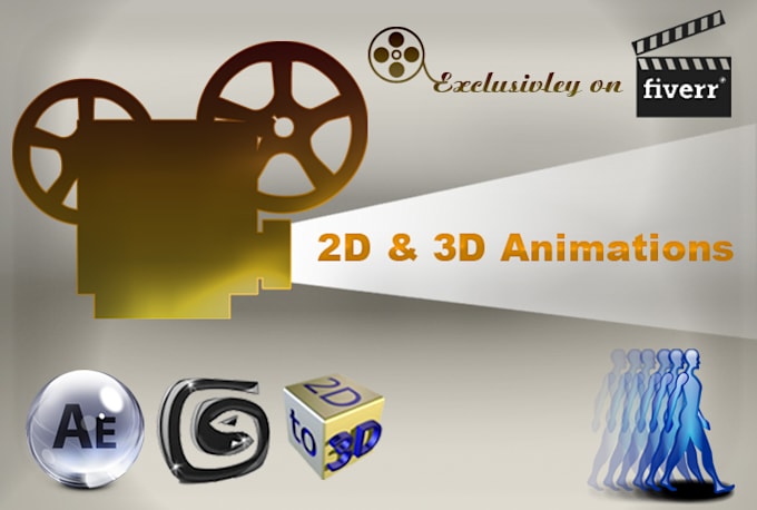 Create amazing 5 seconds animation video 2d or 3d by Digitixerz | Fiverr