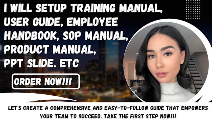 Setup training manual, user guide, employee handbook, sop manual, product guide by Varshe_1 | Fiverr
