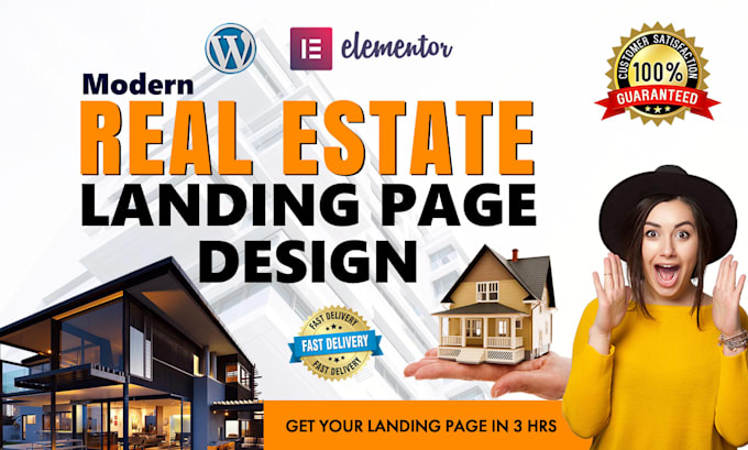 Design professional real estate landing page and website by ...