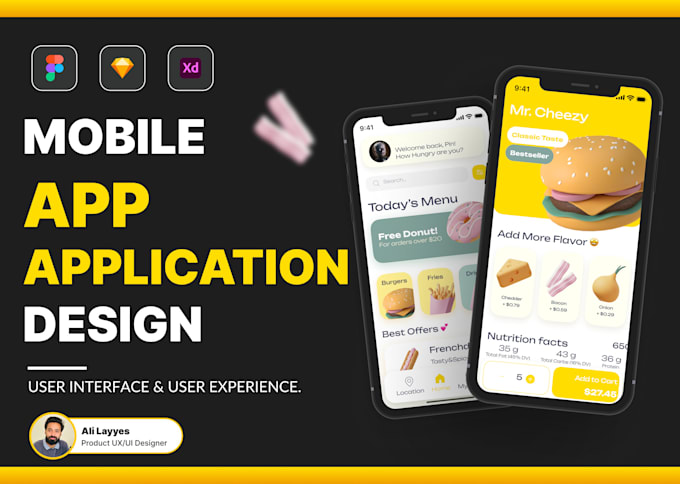 Do modern mobile app design ui ux in figma by Uxalilayyes | Fiverr