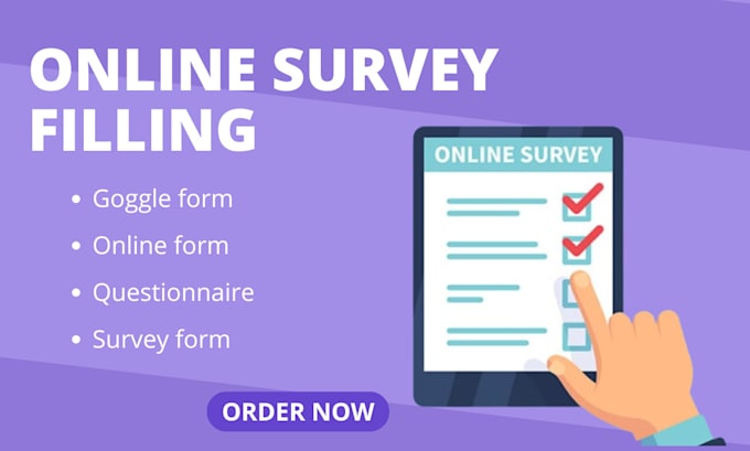 Online survey google form research questionnaire by Golden_styles | Fiverr