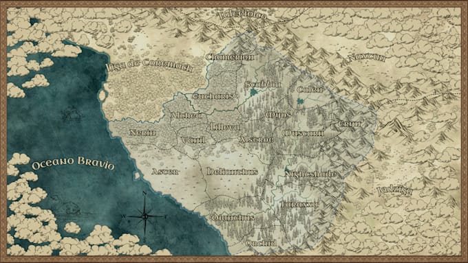 Make a map for your dnd campaign, fantasy rpg or book