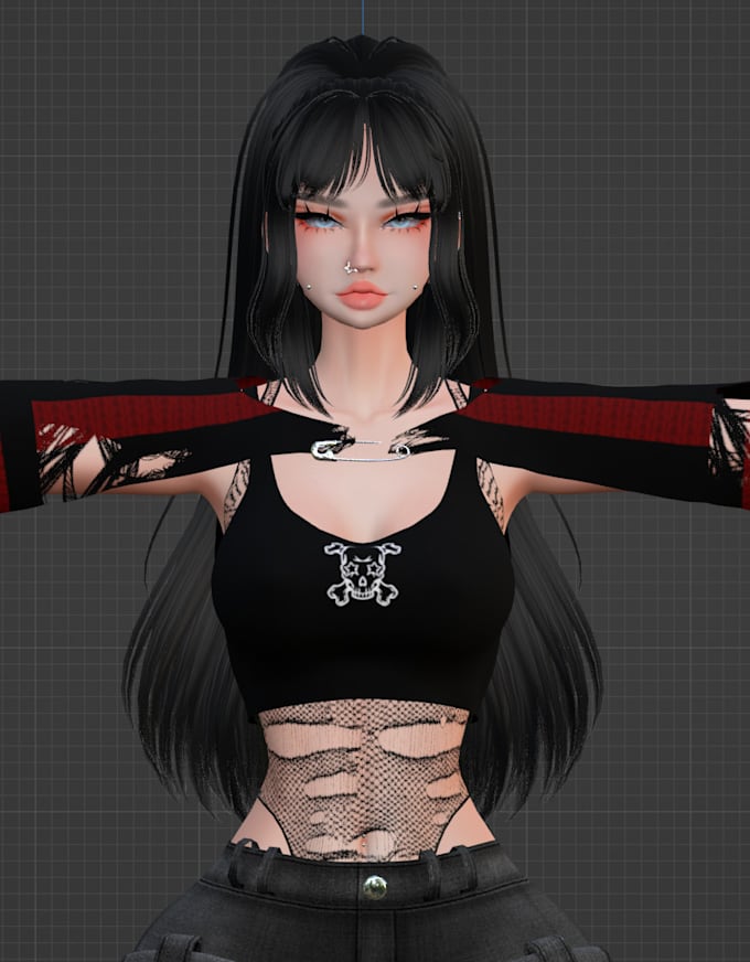 Edit, retexture, or upload your vrchat avatar, vrc character, furry ...