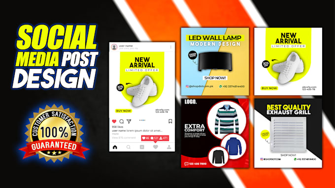 Design amazing and professional social media posts by Ammaratique1 | Fiverr