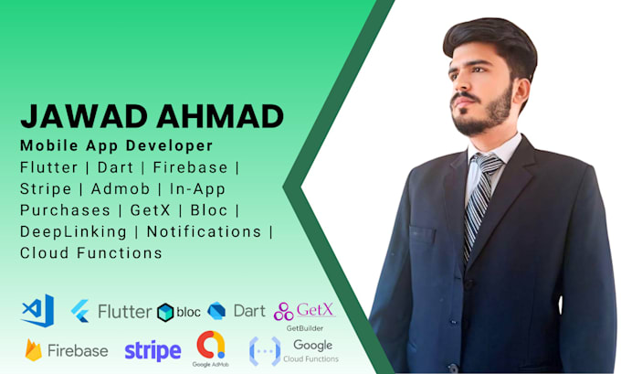 Develop high quality flutter mobile apps for ios and android by M_jawad_dev | Fiverr