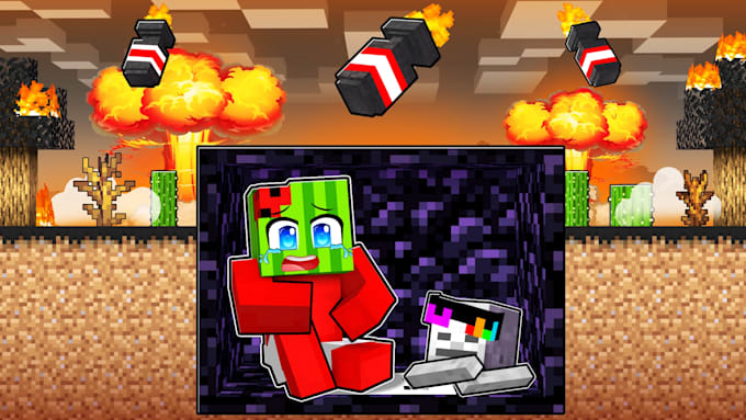 Create minecraft roleplay thumbnail by Milos31230 | Fiverr