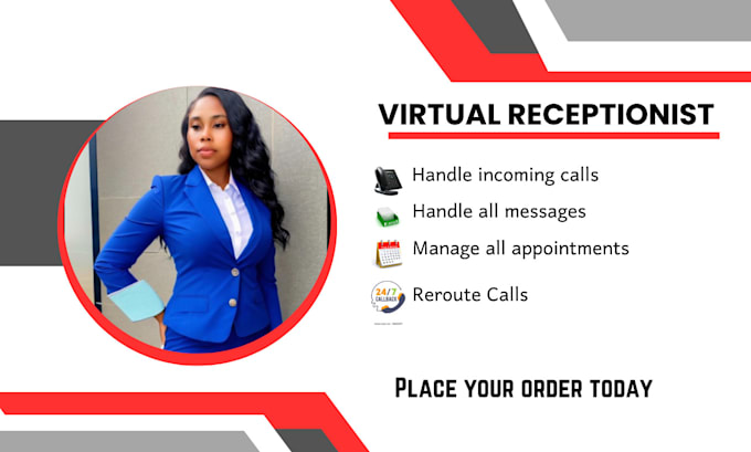Be your virtual receptionist by Shevell_campbel | Fiverr