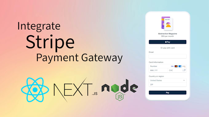 Integrate Stripe Payment System In React By Touqeerhussain3 Fiverr