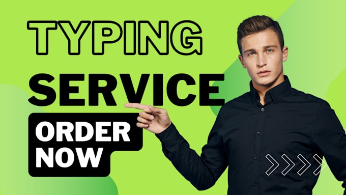 Fast and accurate typing services within 24 hours typist by ...