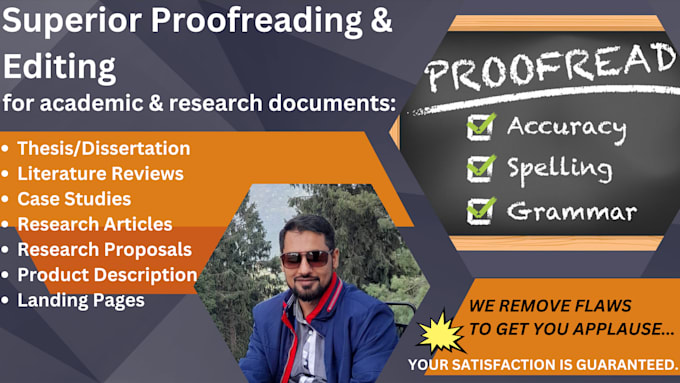 Edit and proofread academic thesis and research manuscript by Hafiz ...