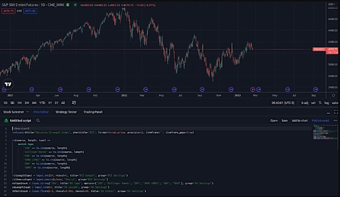 Code your tradingview indic, straetegy, trading bot in pinescript by ... Code your tradingview indic, straetegy, trading bot in pinescript by ...