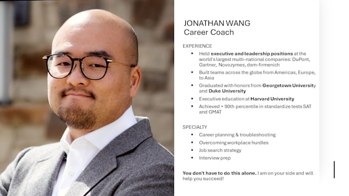 Help you win in your career and personal life by Jonathanwenwang | Fiverr