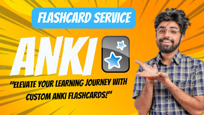 Create custom anki flashcards for efficient learning by Razajandan | Fiverr