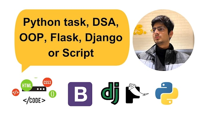 Develop any python project, script, or program quickly by Web_designers ... Develop any python project, script, or program quickly by Web_designers ...