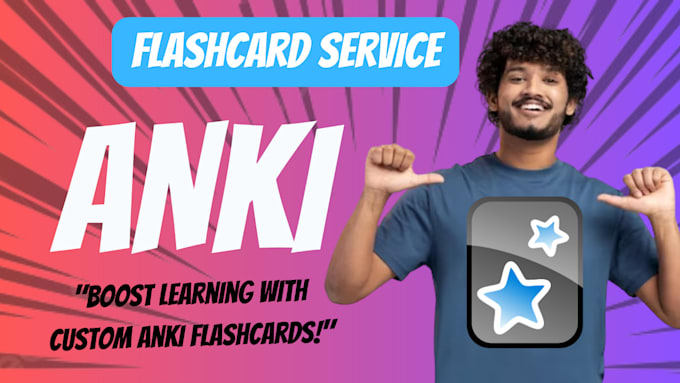Create personalized anki flashcards for all subjects by Razajandan | Fiverr
