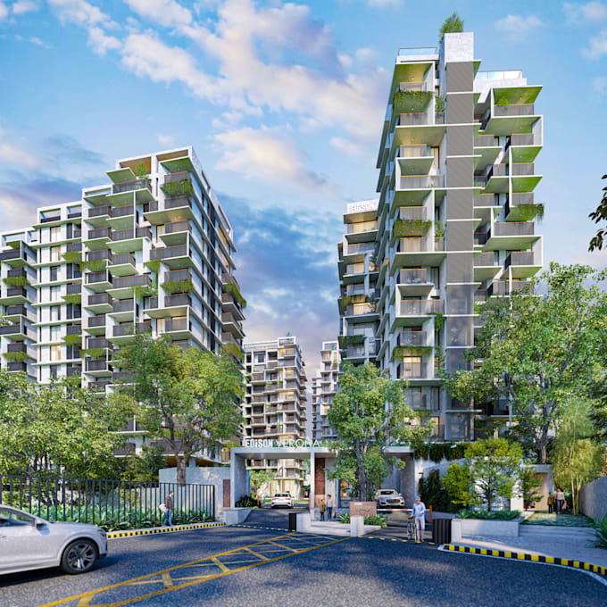 Do realistic architectural 3d visualization render by Mozammel_hosen | Fiverr