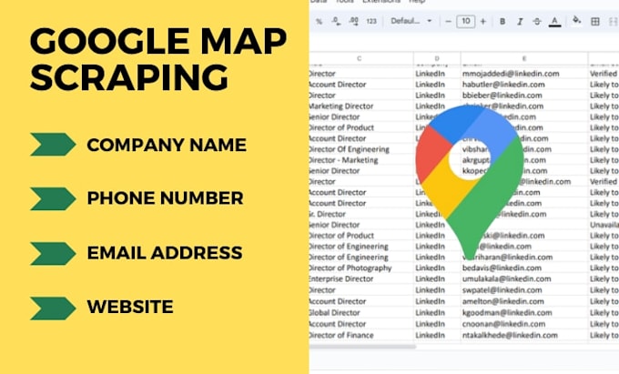 Scrape google map for business leads with precision email finding by Alexrain1 | Fiverr