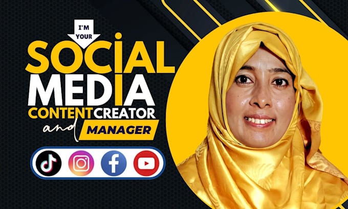 Be your tiktok manager and social media content creator by Saba_sms | Fiverr