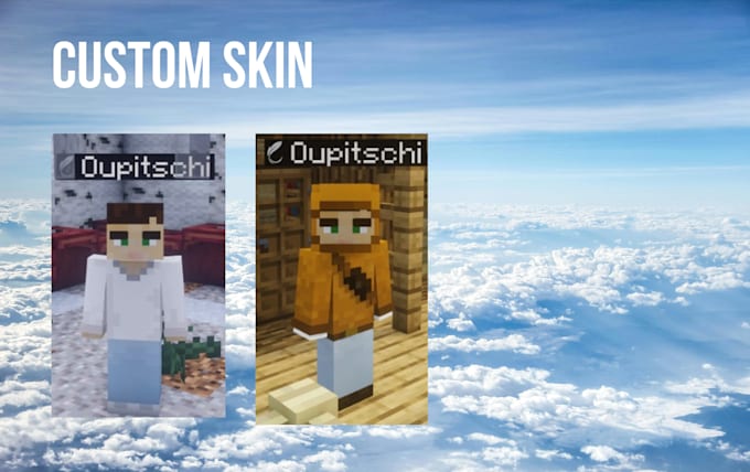Create a custom minecraft skin for you by Oupitschi | Fiverr