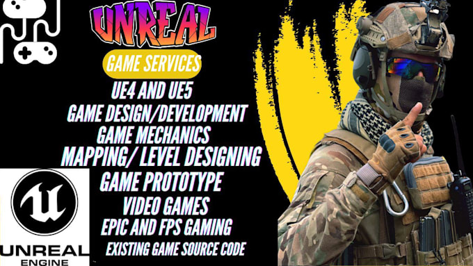 Create mobile pc console unreal engine game, ue4 ue5 unreal game development by Jacksonwurld ...