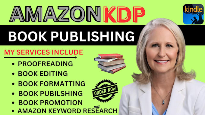 Publish book on amazon kindle kdp, book formatting, amazon kdp book publishing by Hendricks_vos ...