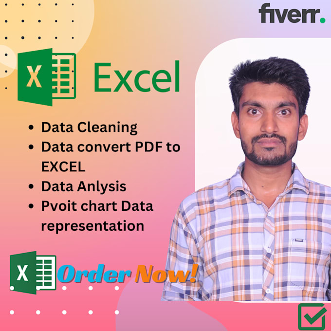 Do data cleaning and data analysis using pivot chart by Aryagautam473 | Fiverr