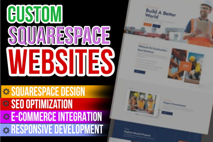 Do custom squarespace website design and redesign or squarespace customization by Pro_mill | Fiverr