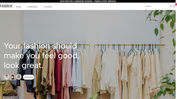 Build fashion website, clothing store, ecommerce website by ...