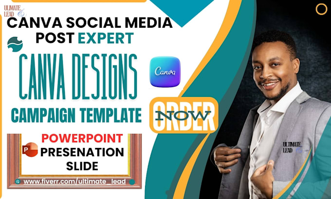 Powerpoint, editable social media post canva campaign designs using ...