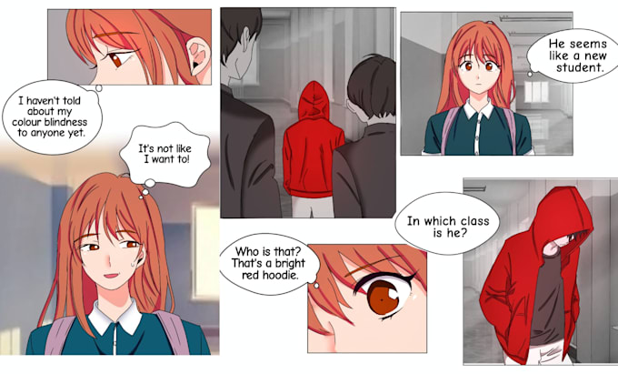 Draw webcomic, webtoon based on your script by Animatecreat865 | Fiverr